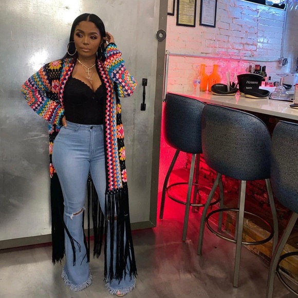 Sweaters | Colorful Knit Sweater | Poshmark